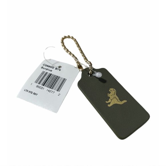 Coach | Accessories | Coach Golden Rexy Stamped Hangtag Purse Charm ...